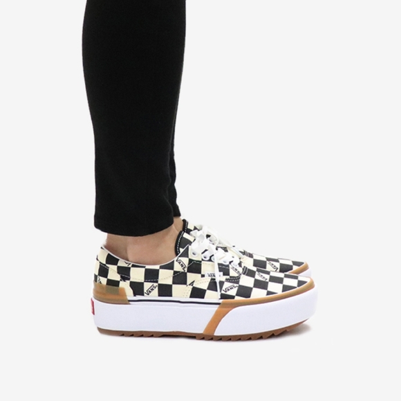 Vans | Shoes | Nwt Vans Checkerboard Platform Sneakers | Poshmark